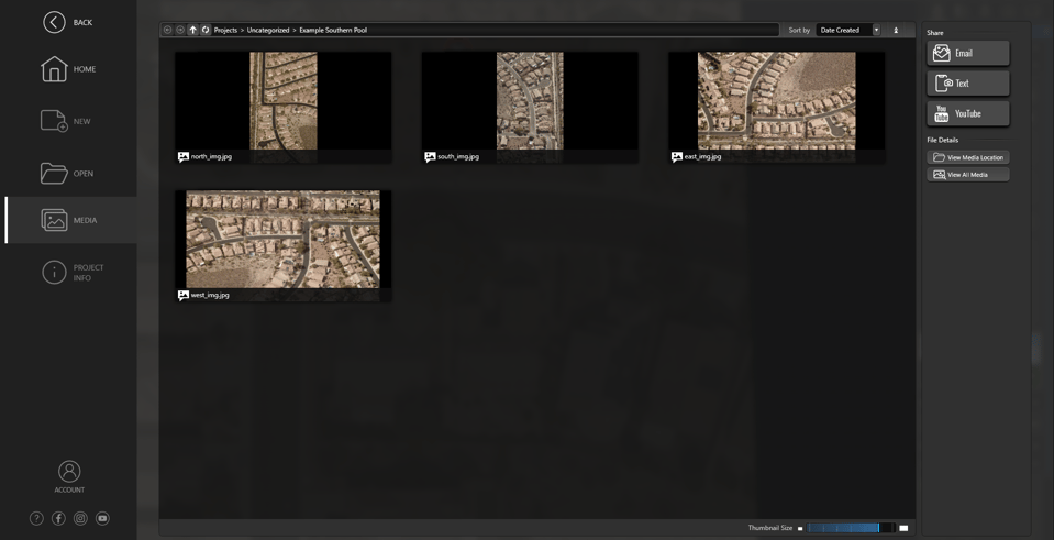Design in Context with Accurate Aerial Imagery